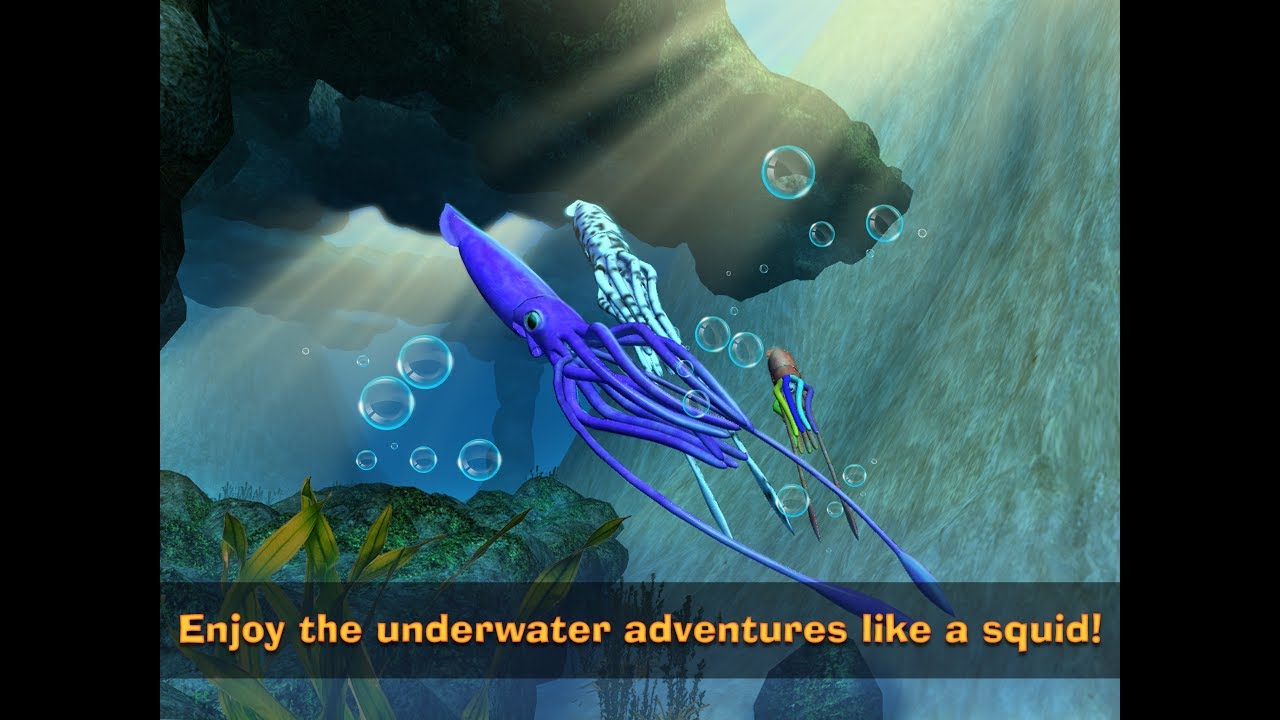 Squid Underwater Life Sim 3D Gameplay Video Android/iOS - YouTube