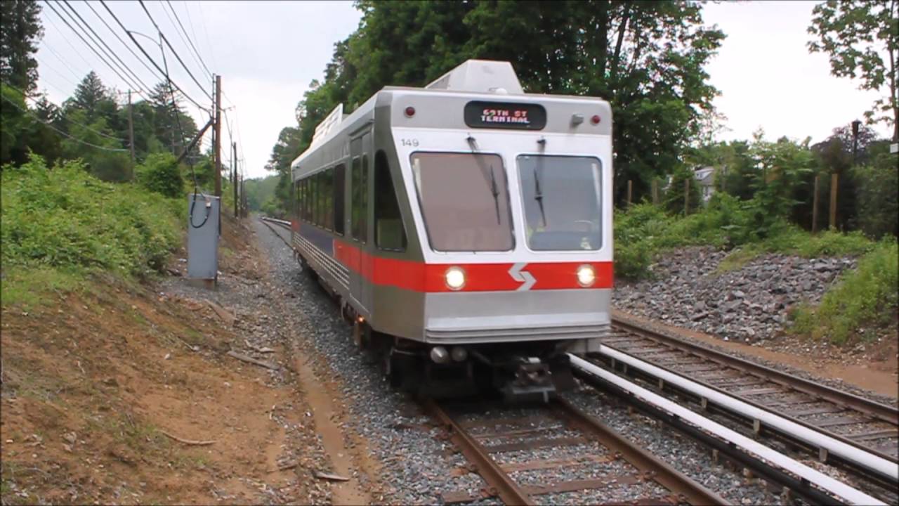 TVS-SEPTA Interurbans: Villanova Norristown Hi-Speed Line Station - YouTube