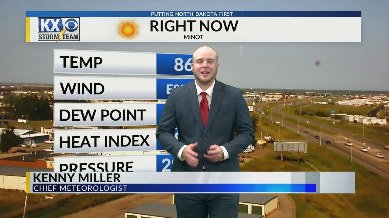 Chief Meteorologist Kenny Miller's Full 6 PM Forecast 8/23 - YouTube