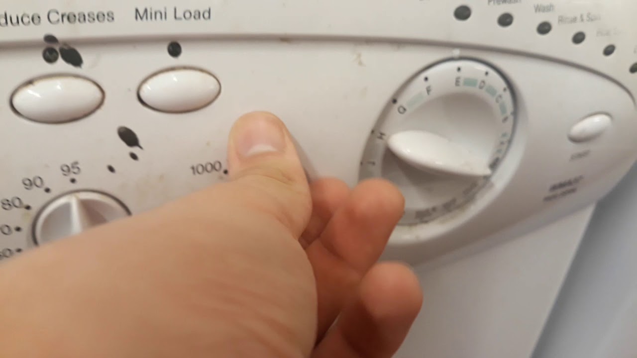 Hotpoint WMA37 overview - YouTube