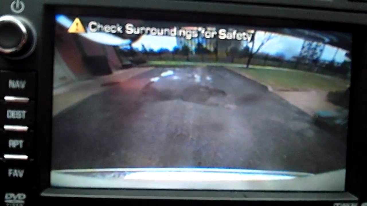 GMC Acadia Denali: Miss Lori reviews backup camera in the rain in GMC ...
