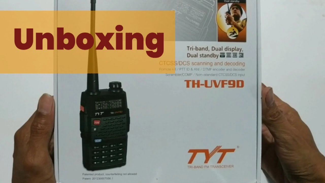 Unboxing TYT TH-UVF9D & First Test - YouTube