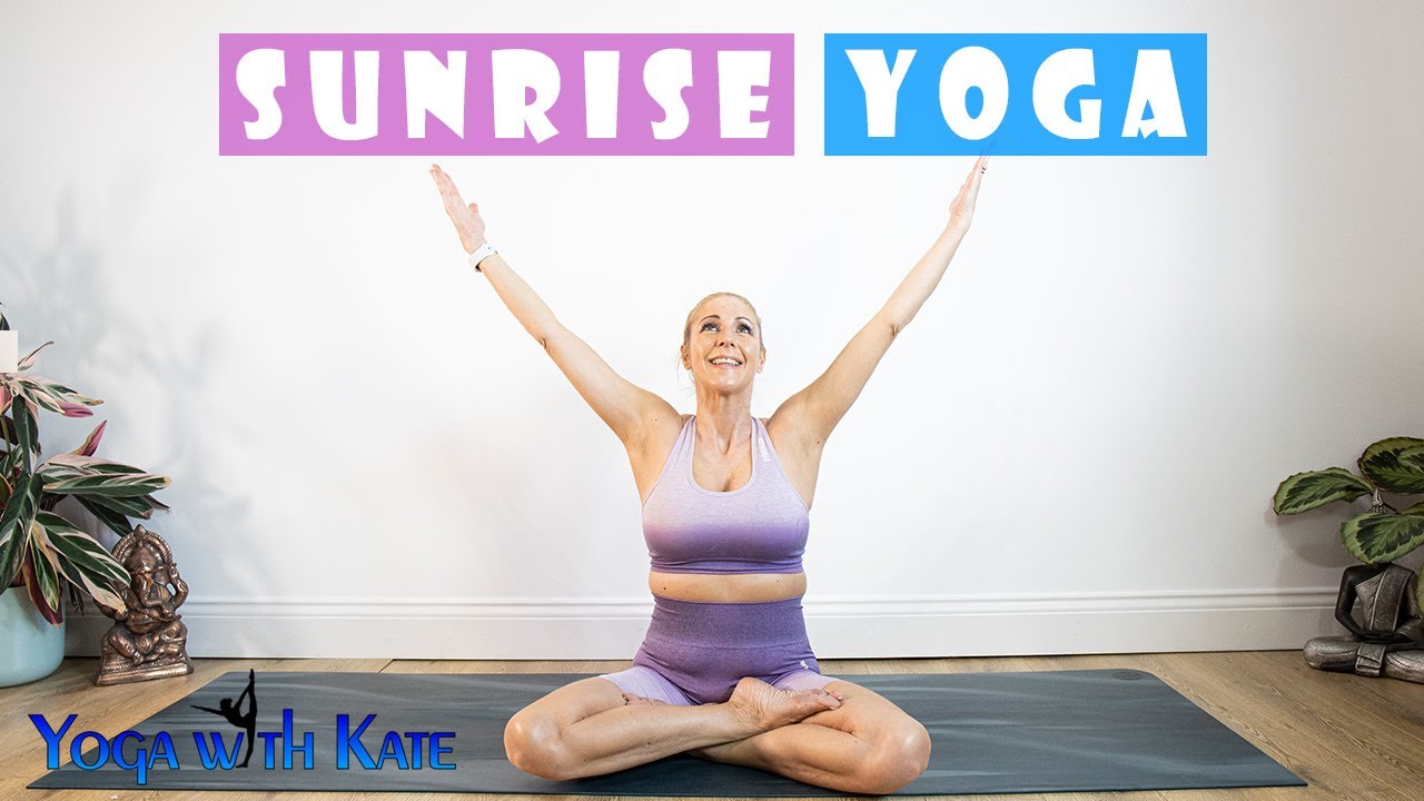 Sunrise Yoga for Beginners | Morning Yoga | Morning Stretch | Yoga with ...
