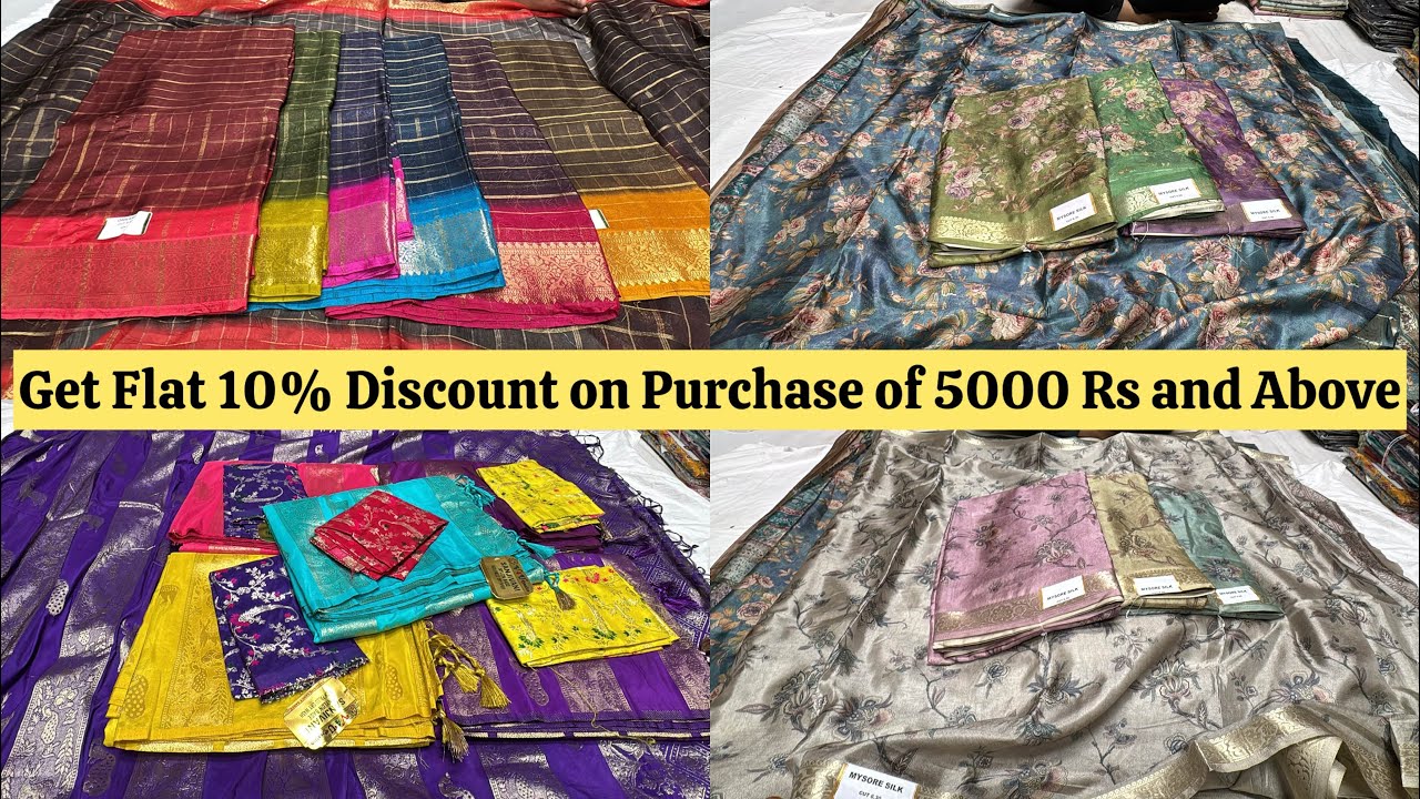 Chickpet Latest Saree Collection | Chickpet Wholesale Saree Shops ...
