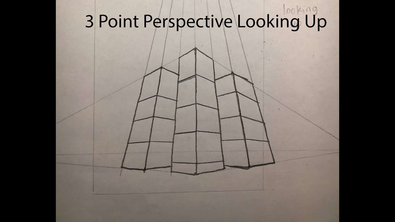 3 Point Perspective Buildings Looking Up - YouTube
