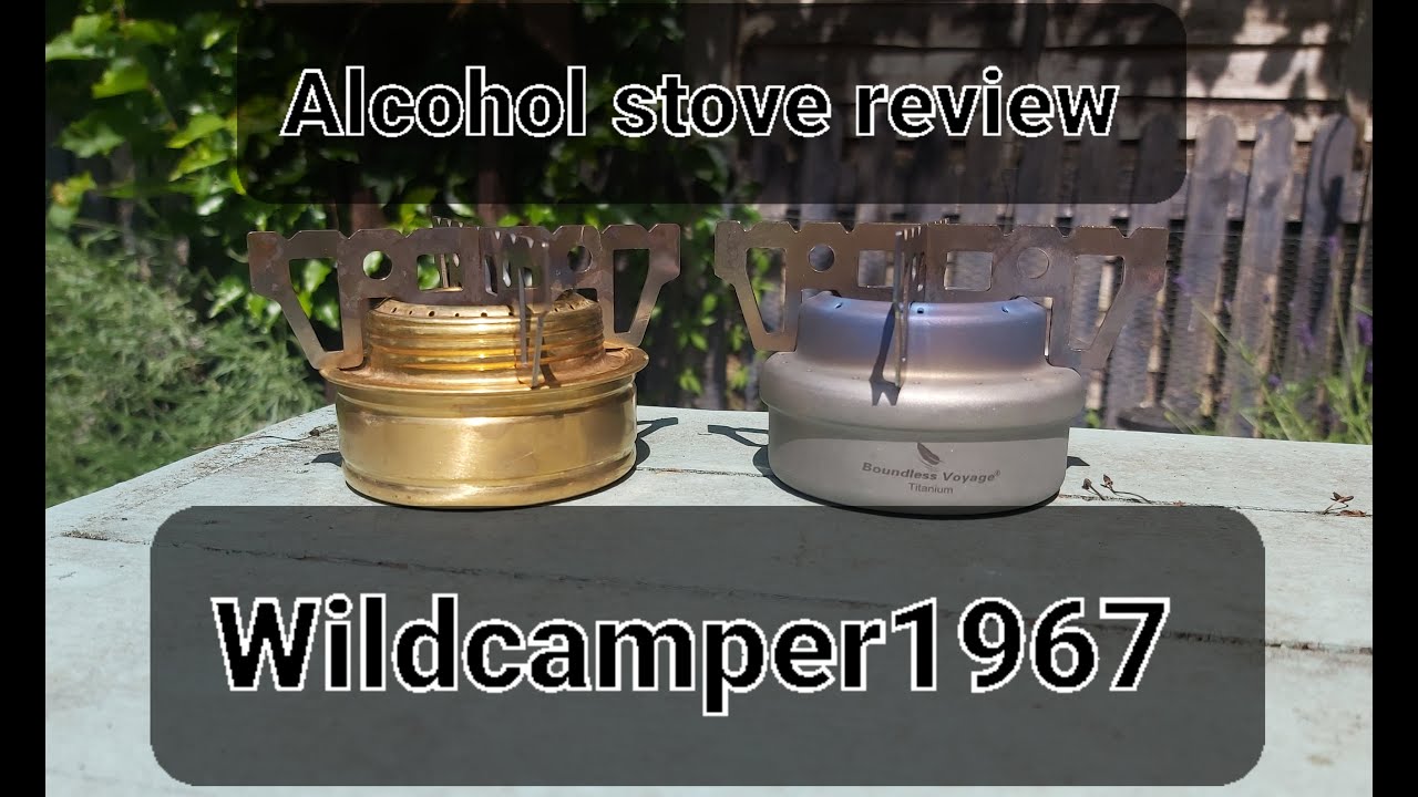 Review on a new alcohol stove from Temu - YouTube