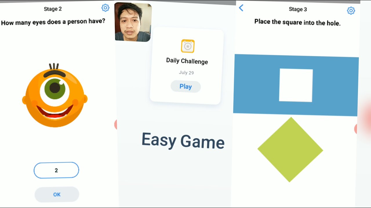 Easy Game - Daily Challenge - July 29 - YouTube