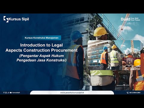 Free Webinar Sharing Session - Introduction to Legal Aspect Construction Procurement - YouTube