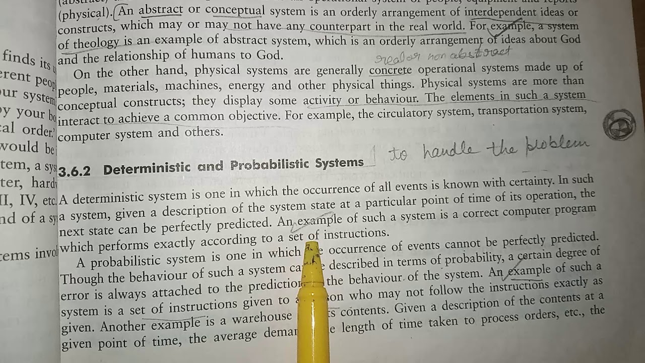 2 Deterministic System And Probabilistic System In MIS YouTube 2 Deterministic System And Probabilistic System In MIS YouTube