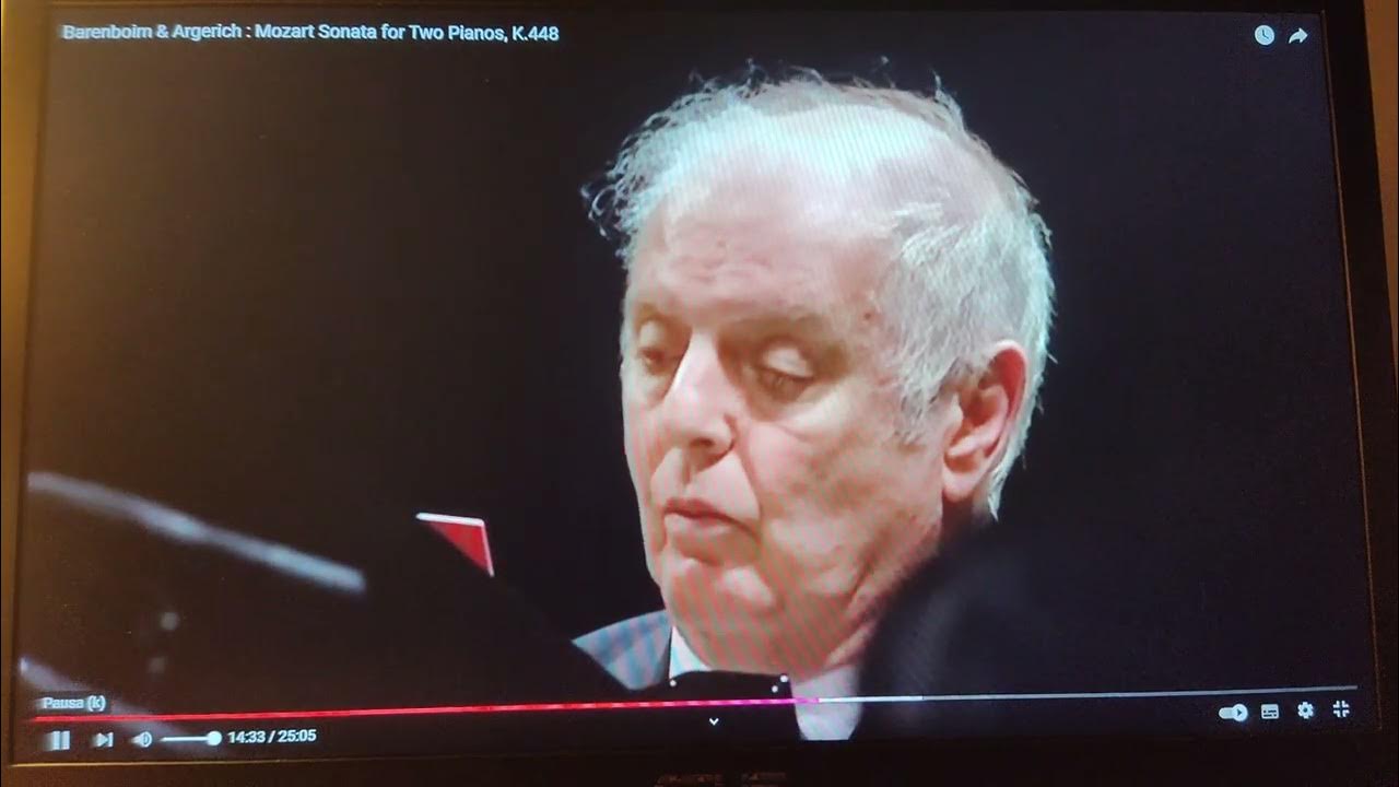 M. Argerich e D. Barenboim nella Sonata di W. A. Mozart per due pianoforti: "Andante" 💯😊🌌 - YouTube