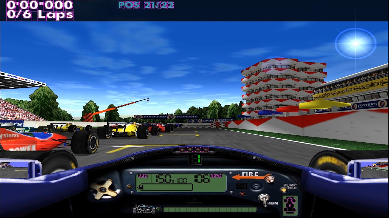 F1 Racing Simulation in Hi-res Race1 - YouTube