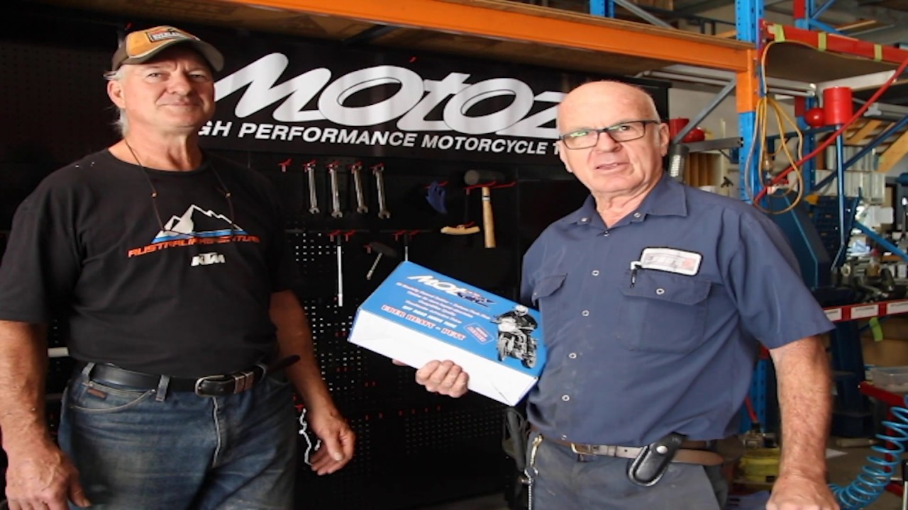 Fitment of Motoz Offset Valve Uber Tube, with John Titman and Rob ...