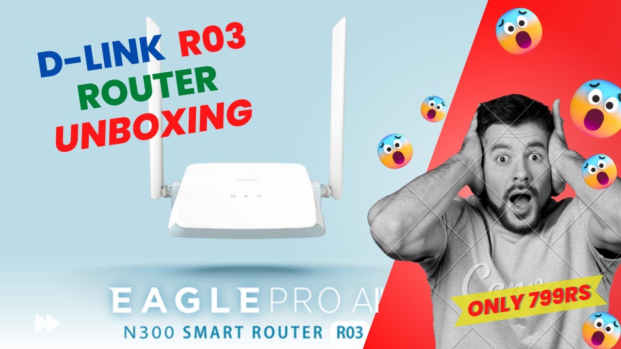 D link R03 N300 Smart Router AI Unboxing and Review || Best Router ...