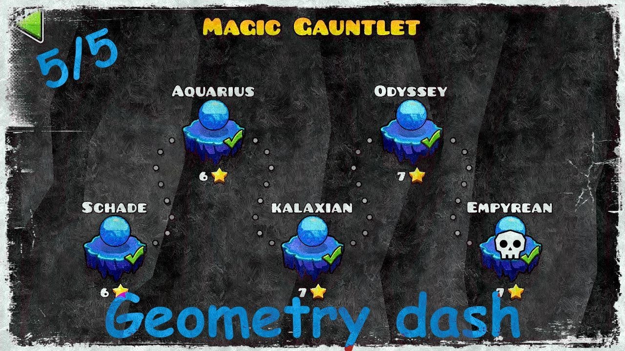 Magic gauntlet (5/5) GEOMETRY DASH [47] - YouTube