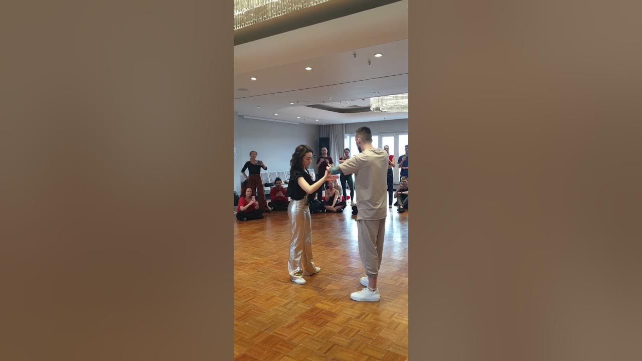 Warsaw Zouk Festival Soltinho with head moves by Brajan & Kasia Feb 3 2024 - YouTube