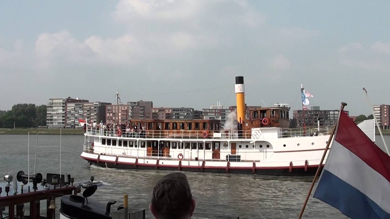 Stoomboot met concert op stoomfluit Dordt in stoom 2016 - YouTube
