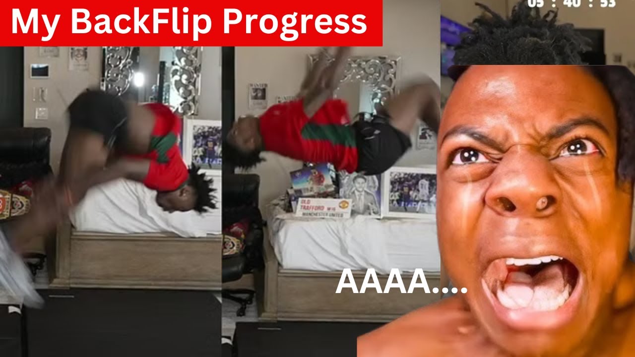 This is how I learned to do a backflip | Ishowspeed backflip ...