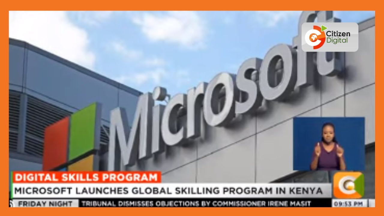 Microsoft launches global skilling program in Kenya - YouTube