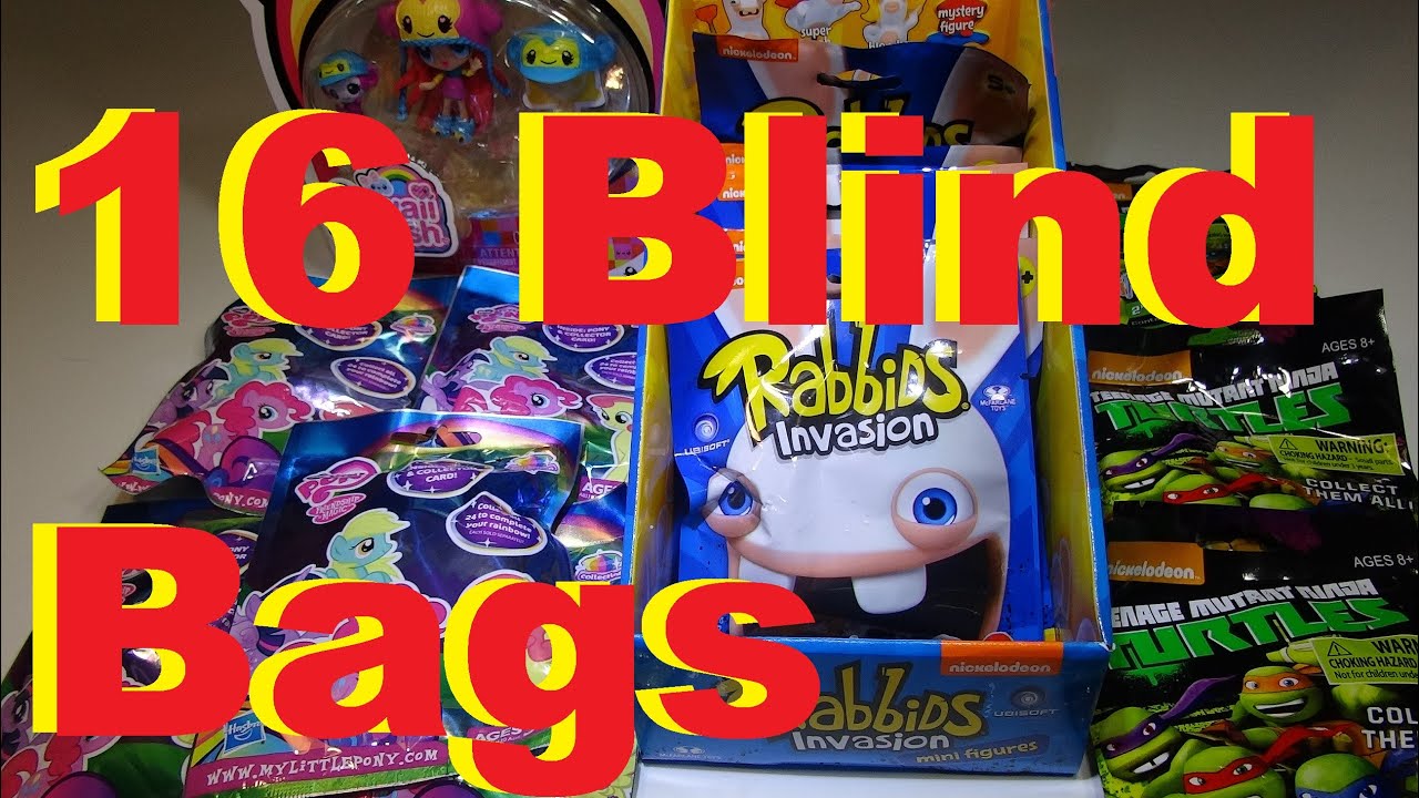 HUGE blind bag opening - My Little Pony, Rabbids (including rare figure ...