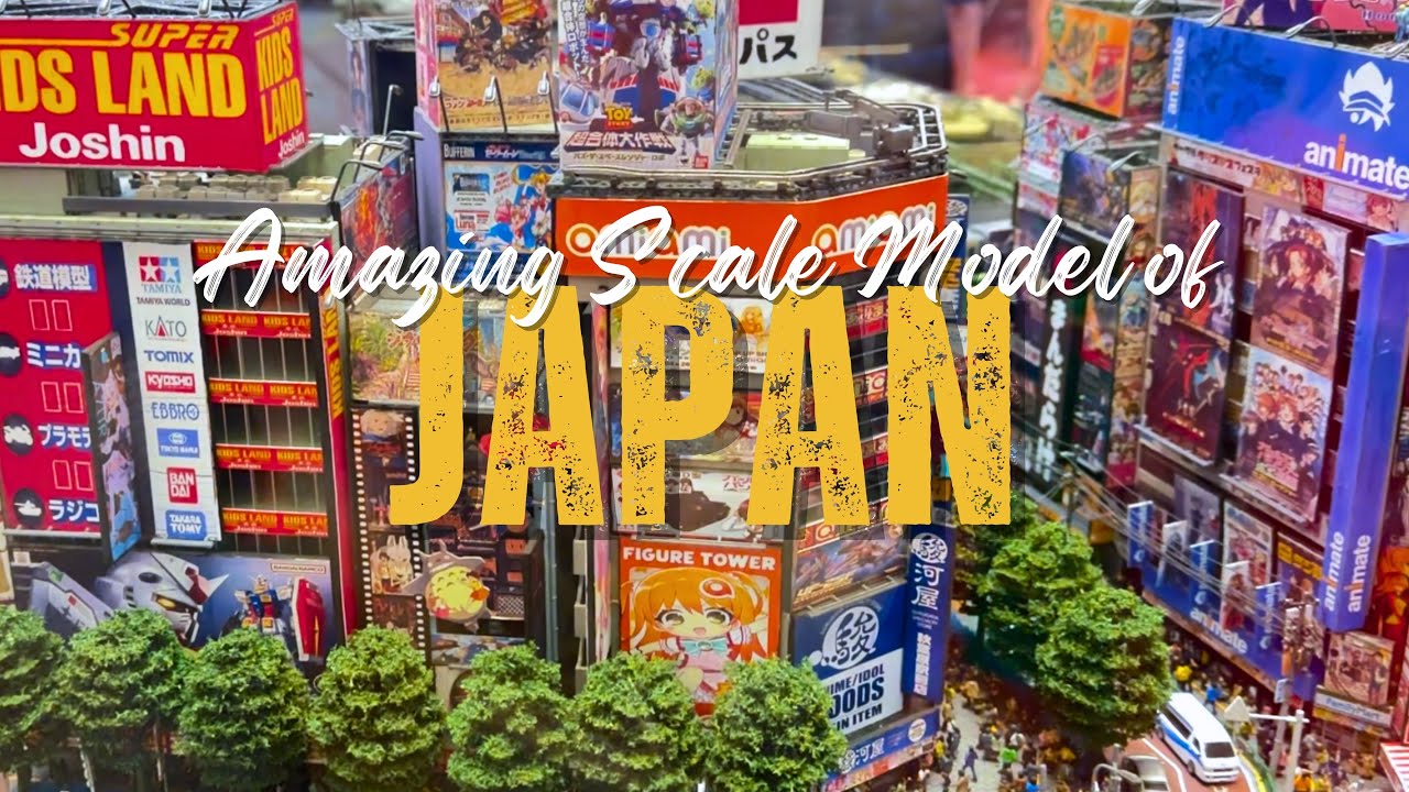 Amazing Scale Model of Japan! #trending - YouTube