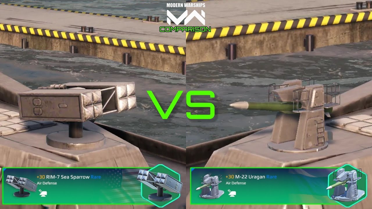 M-22 Uragan VS RIM-7 Sea Sparrow | Air Defense Comparison | Modern ...