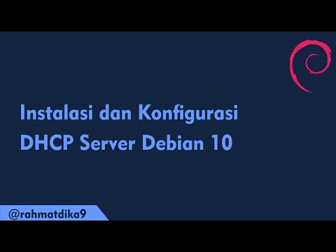 Instalasi dan konfigurasi dhcp server Debian 10 - YouTube