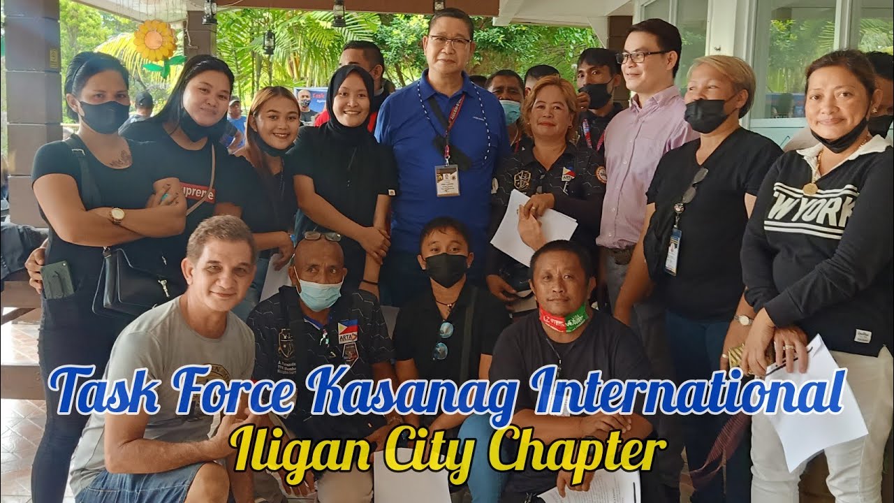 SIR JOHN J. CHIONG THE FOUNDER OF TASK FORCE KASANAG INTERNATIONAL VISITED ILIGAN CITY CHAPTER ...
