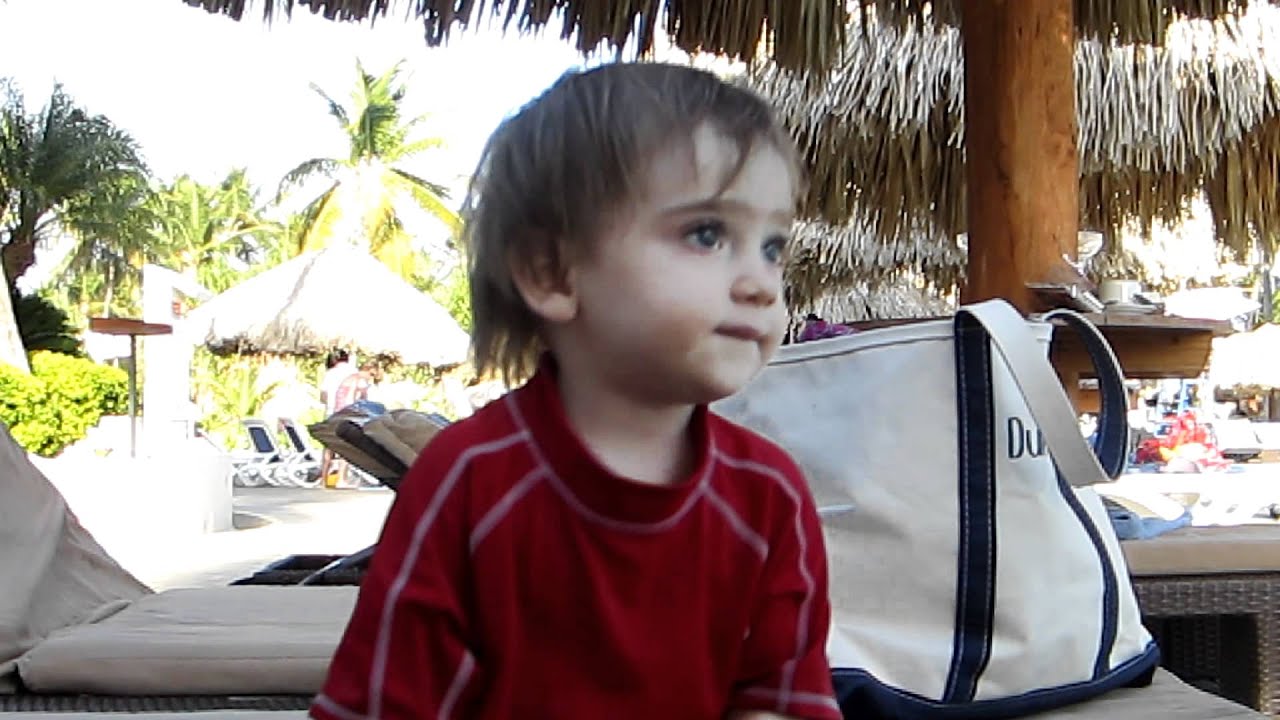 Baby Duncan poolside in Punta Cana (Club Med) - YouTube