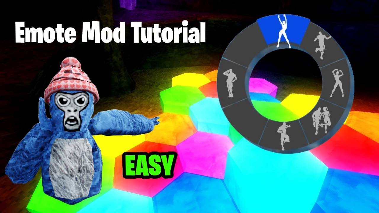 How To Get The Emote Wheel Mod In Gorilla Tag! - YouTube