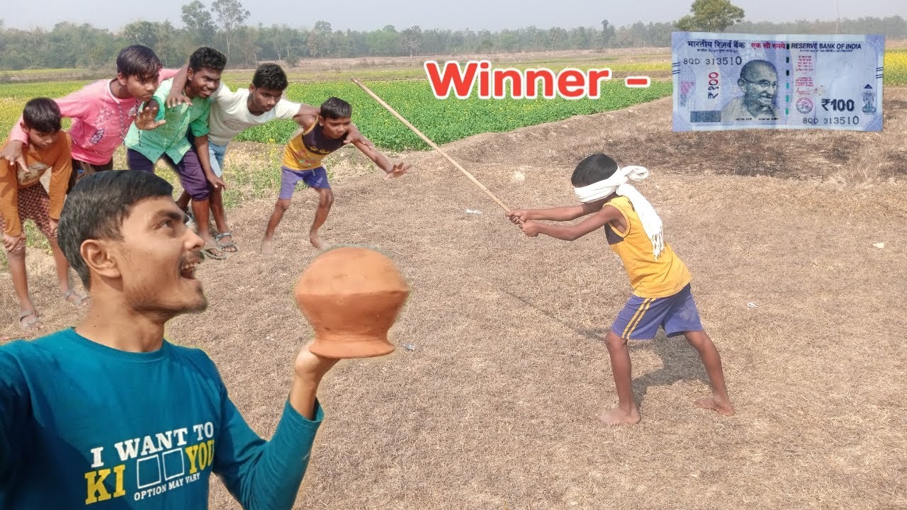 Matki Fod Challenge - गांव का छोटे बच्चे बच्चों का - YouTube