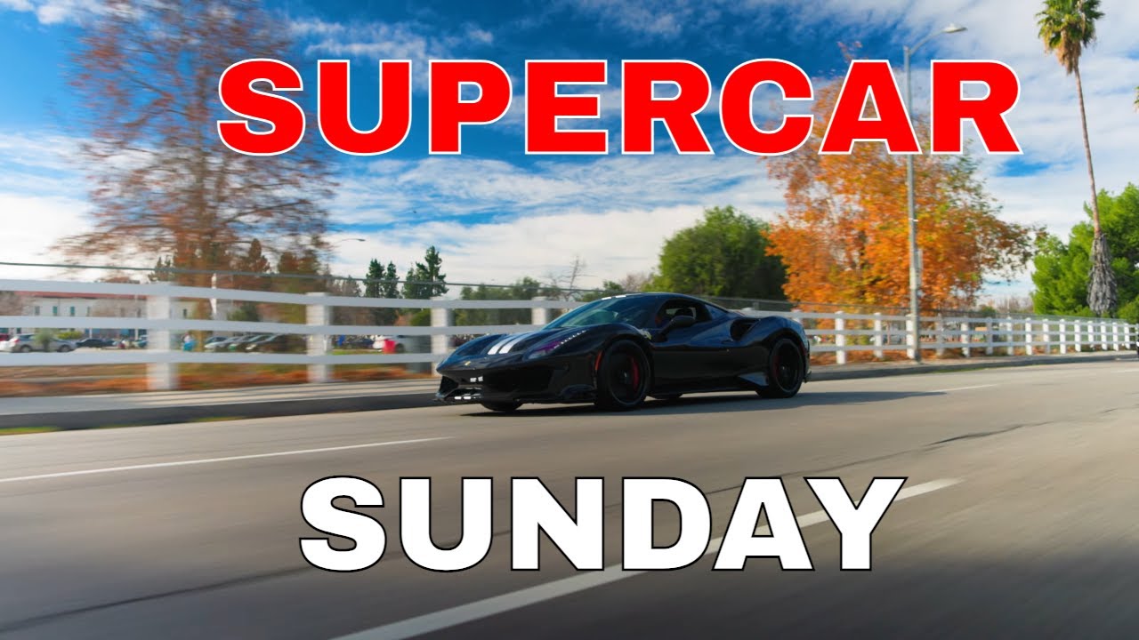 Supercar Sunday in Los Angeles - YouTube