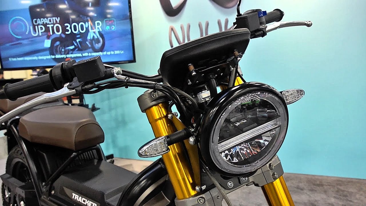 Nuuk Tracker Electric Motorcycle at AIMExpo 2018 - YouTube