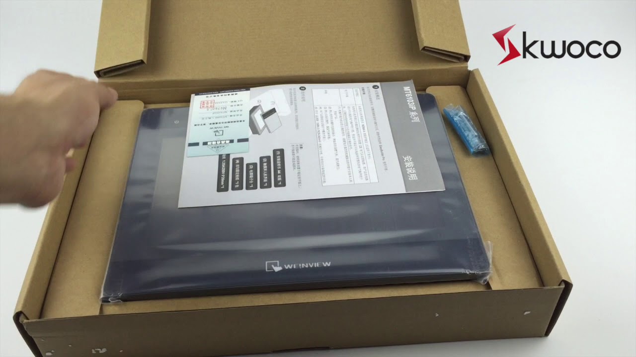 Weintek 10.1 inch HMI MT6103iP | KWOCO - YouTube