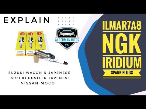 ILMAR7A8 NGK IRIDIUM SPARK PLUGS[ wagon.R-Hustler-Nissan Moco } - YouTube