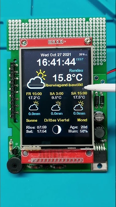 Esp8266 Weather Forecast Shorts Youtube