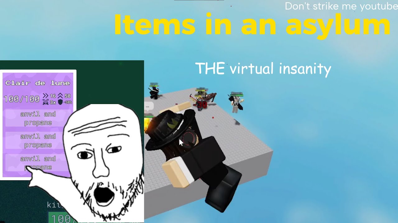 THE Virtual insanity | Roblox Item asylum - YouTube