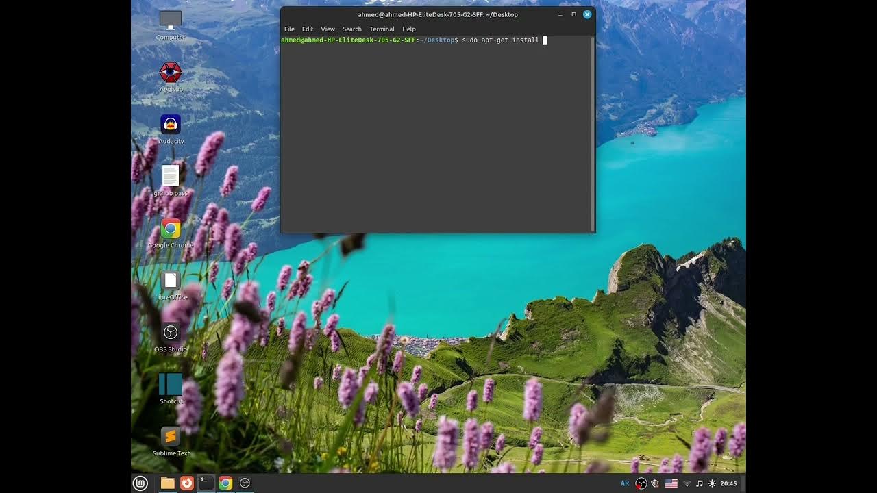 Install git Linux Mint - YouTube
