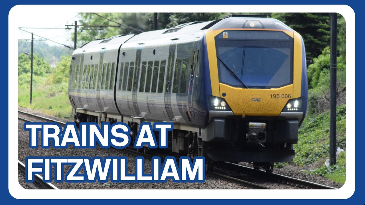 Trains at Fitzwilliam railway station (05/06/2023) - YouTube