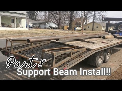 Part 8 | 100 Year Old House Gets New Foundation | Support Beam Install ...