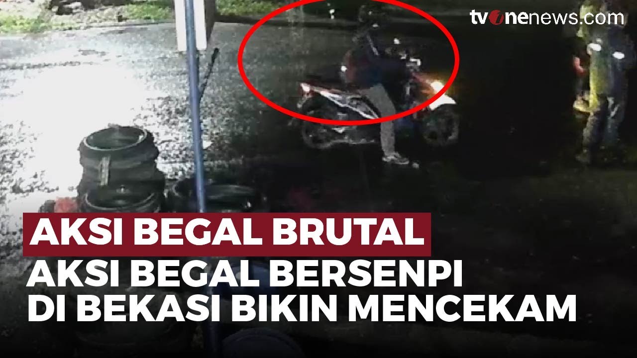 Aksi Mencekam di Bekasi! Begal Bersenpi Lepas 3 Tembakan ke Pemotor ...