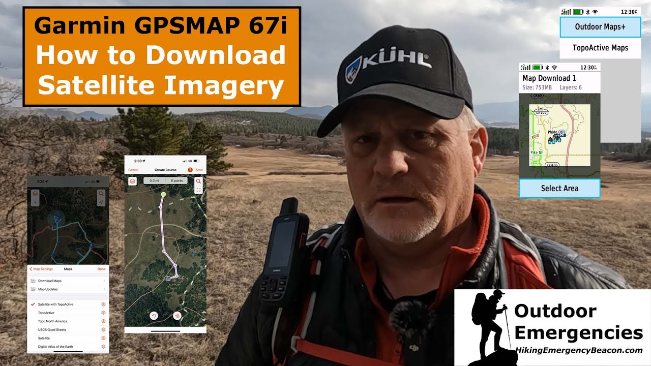 How to Download Satellite Imagery on the Garmin GPSMAP 67i - YouTube