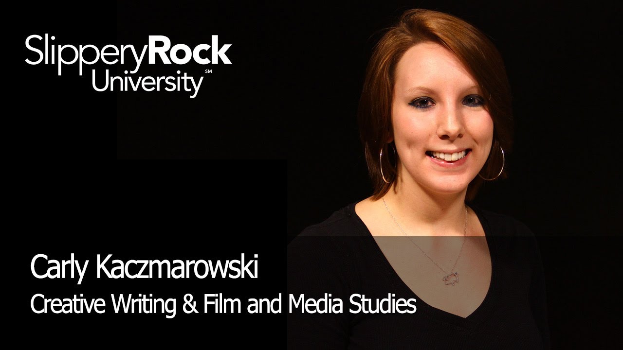 SRU Success Stories - Carly Kaczmarowski, Creative Writing Major, Film ...