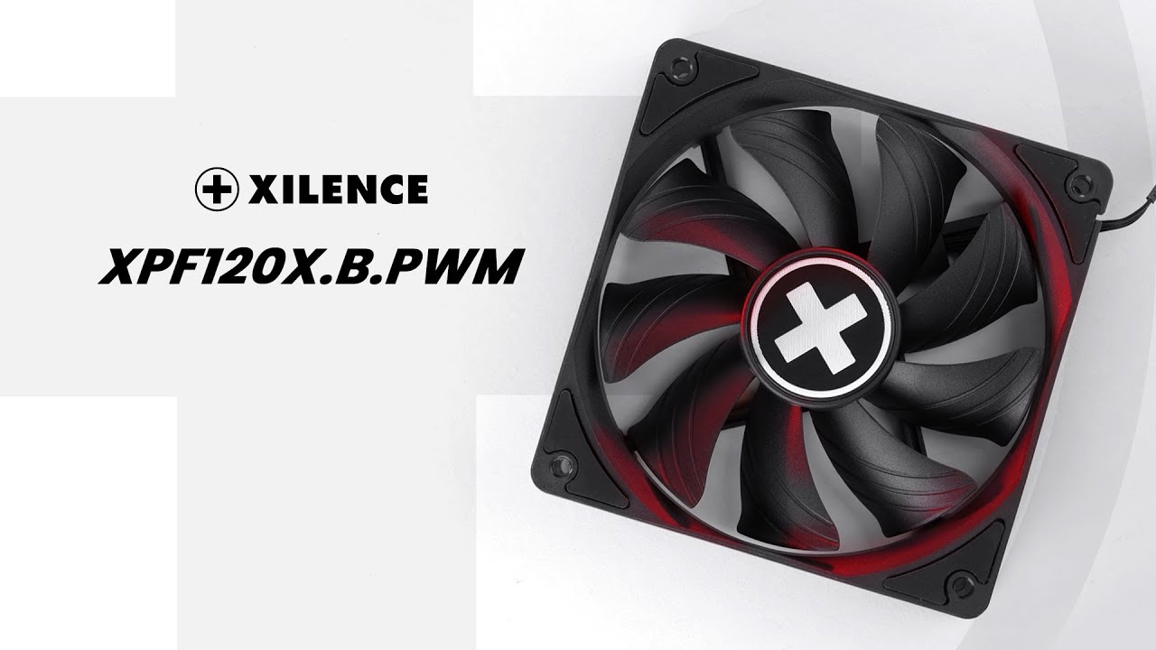 Xilence XPF120X.B.PWM - The Radiator & Heatsink & Case Fan - YouTube