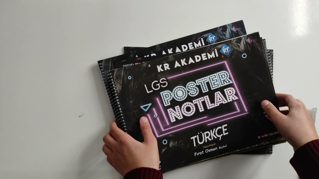 KR akademi 8.sınıf poster notlar inceleme - YouTube