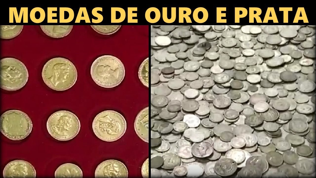 Moedas Antigas De Ouro E Prata MOEDAS DE PRATA! MOEDAS ANTIGAS DE