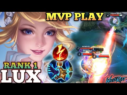 LUX UNSTOPPABLE MID MVP PLAY! FULL AP NEW META BUILD - TOP 1 GLOBAL LUX ...