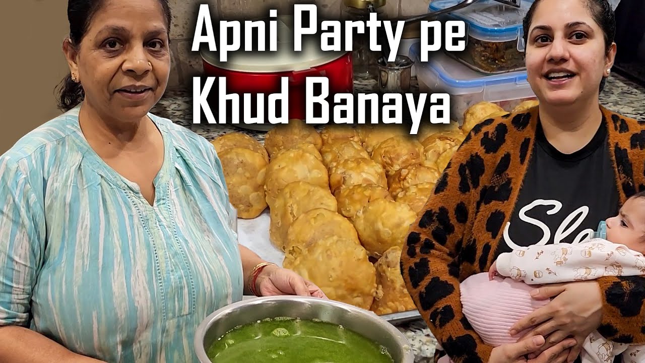 Zor Dar Party ki Zor Dar Tayari | Papa Mummy ki See Off Party - YouTube