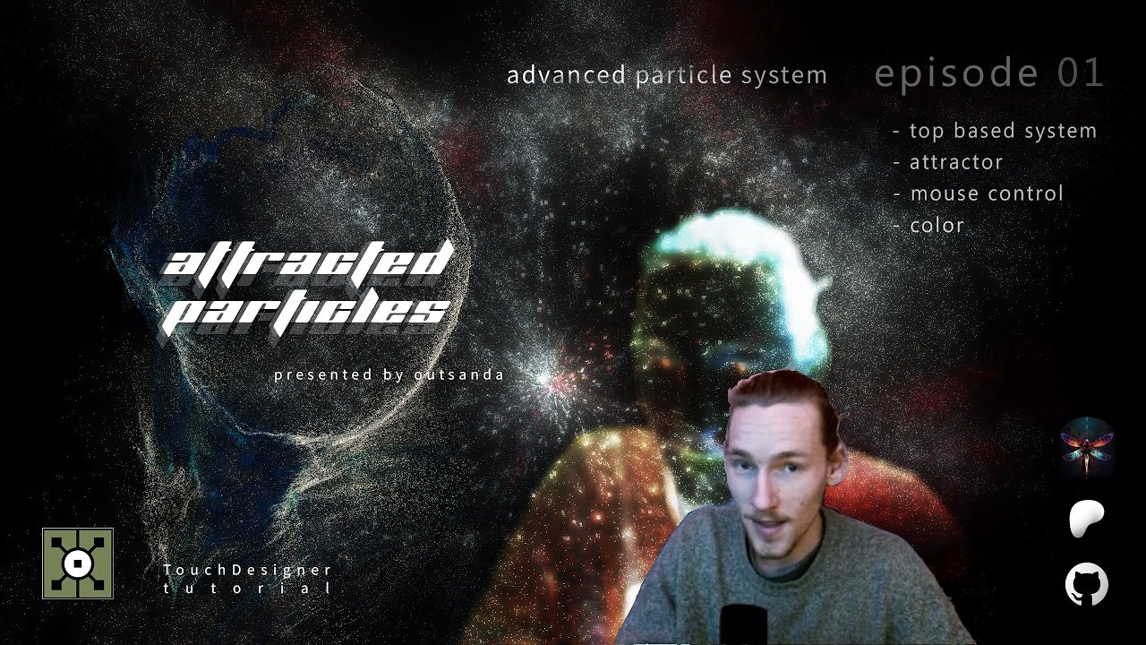 mouse attracted particles - touchdesigner tutorial - YouTube