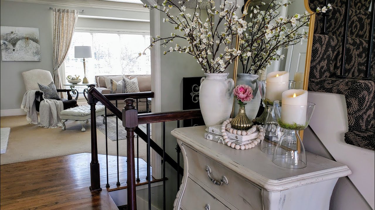 Spring Decorating Ideas In The Entry & Dining Room | Decorate With Me ...