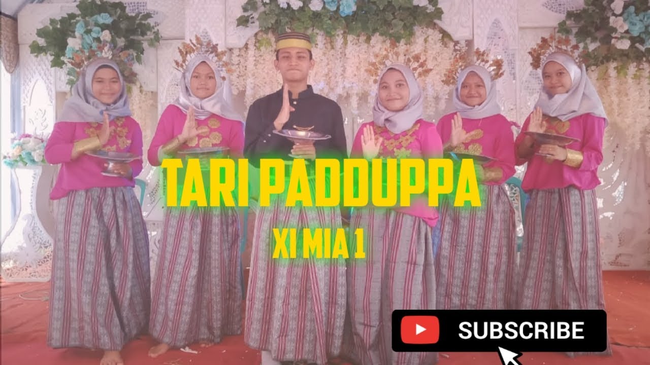 TARI TRADISIONAL SULAWESI SELATAN (TARI PADDUPPA) - YouTube